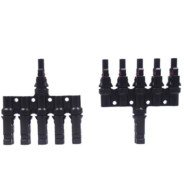 Multi-Contact 4mm T型コネクター ソーラーパネル 並列接続専用 MMF + FFM ブランチ T字型コネクター ソーラーパネル間の並列接続用コネクタ ペア 1セット (5枚並列接続専用)商品コード：49081385672型...