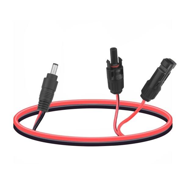 Leehitech 0.55M MC4 コネクタ to DC5521ポート ソーラー用ケーブル 16AWG DC変換 ソーラーパネル ケーブル ポータブル電源、折り畳み式ソーラパネル、 エコフロー ソーラーパネル、太陽光発電所商品コード：4...