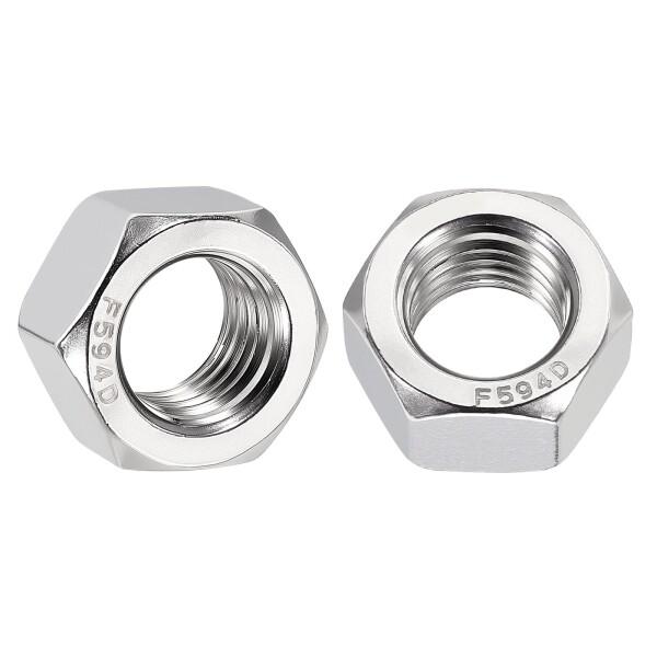 Kozelo 10個 六角ナット - (3/4"-10) 304ステンレス鋼18-8（A2-70）機械修理＆組立用ナット 標準インチ粗いスレッドナット 明るい仕上げ シルバー商品コード：49081389183型番：klf250627zz00...