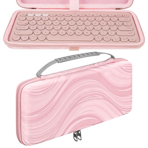 TOCCOOL キーボード トラベルケース、ハードシェル保護ケース、ロジクール Logicool Pebble Keys 2 K380s/ ロジクール Logicool K380 対応 (ピンク)商品コード：49081398430型番：TC...