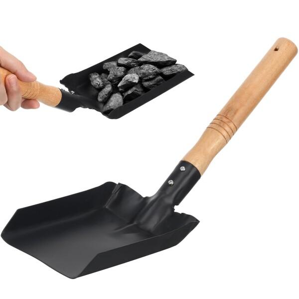 DIYEAH スコップ 灰取り シャベル 小型 36cm 炭スコップ 木製ハンドル 鉄製 園芸 土入れ 薪ストーブ キャンプ BBQ 囲炉裏 灰かき 掃除 ミニ 平型商品コード：49081398689型番：OZ17100カラー：マルチ【多用...