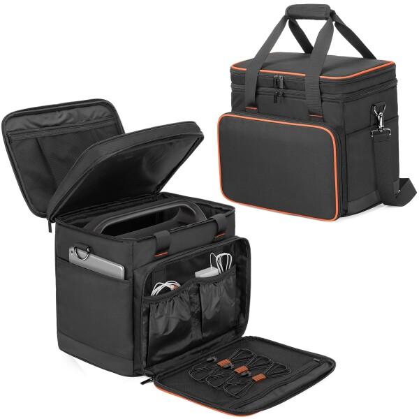 Trunab ポータブル電源 ケース Jackery 1000に適合して ポータブル電源 バッグ P10 滑り止めパッド付き 防塵 防水 耐衝撃 ポータブル電源 収納バッグ (L(1000Wに対応))商品コード：49081399739型番：...