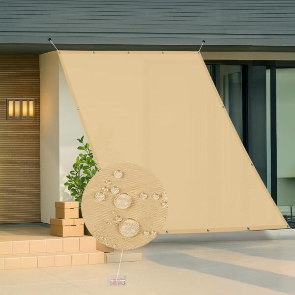 LOVE STORY 撥水シェード 1.8x2.4m 砂色 雨よけ 防水 日除けシェード 日よけ サンシェード商品コード：49081400749型番：J2LHC3H2FF072-370サイズ：1.8x2.4mカラー：砂色【撥水素材】このシェ...