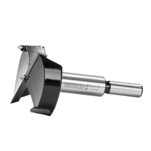 Mollom 2-5/16インチ (58.8mm) フォストナードリルビット 精密木工用YG8超硬製で耐久性に優れ、厚さ2.0mmの刃先を装備このヒンジカッターツールは硬質木材、プラスチック、合板に最適商品コード：49081402668型番...