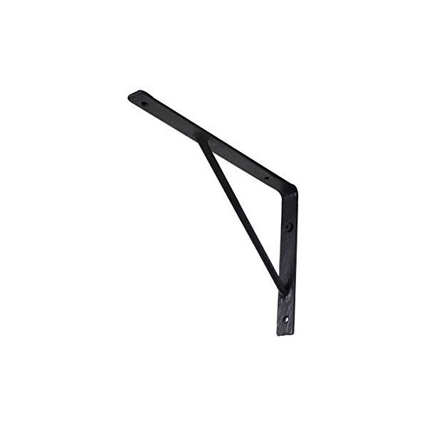 アイアン 棚受け ブラケット Iron shelf brackets シンプル ナチュラル感商品コード：49081413946型番：ma0001サイズ：12cm×1.5cm×18cmカラー：ブラックサイズ : H12cm×D1.5cm×W1...