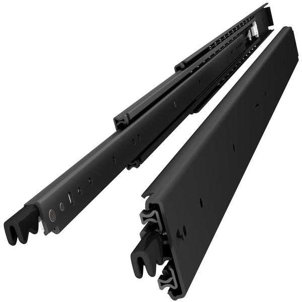 VADANIA ブラック ロック付き #D76 超重量用スライドレール 1000mm Heavy Duty引き出しスライド 工業用レール 左右1セット商品コード：49081440758型番：JP-TRACK(HD76)-1000L-bサイズ...