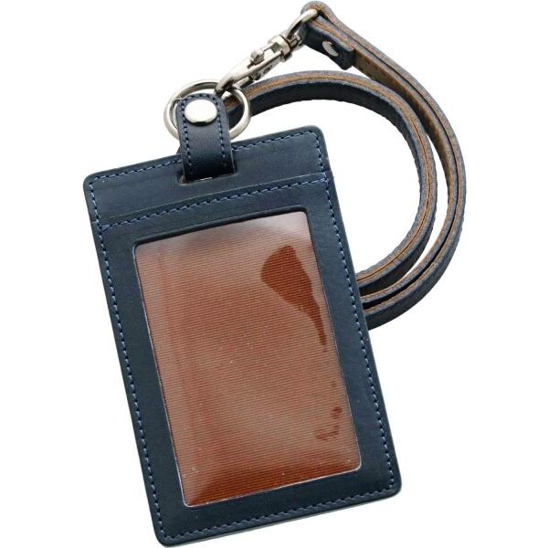 (Jamale) ストラップ付き 栃木レザー IDカードホルダー 縦型 日本製 : ブルージーン商品コード：49081472194型番：07000040-mens-1fbar07000040Bljnカラー：ブルージーン?【日本が世界に誇る美...