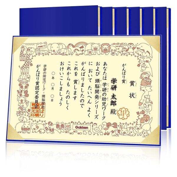 DonGee 賞状ファイル 証書ファイル 5冊セット 花の印 A4判用 Certificate/Document Cover 二枚用 金の角辺 感謝状 卒業証書 合格証書 表彰状 飲食店のメニューに 店舗カタログに (ブルー, 5冊セット)...
