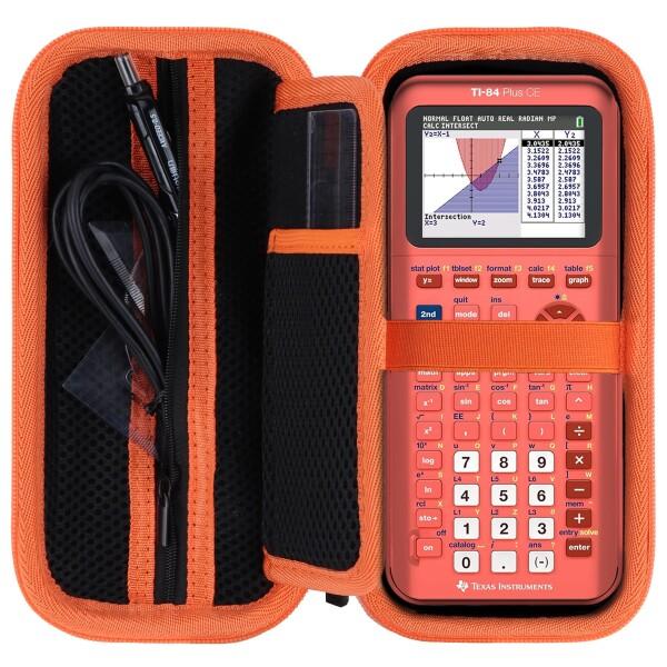 RIYADAone 収納ケースのみ販売 - 収納ケースに適合するTexas Instruments TI-84 Plus CE/TI-84 Plus/TI-85/TI-86/TI-Nspire CX II CAS/TI-Nspire CX ...
