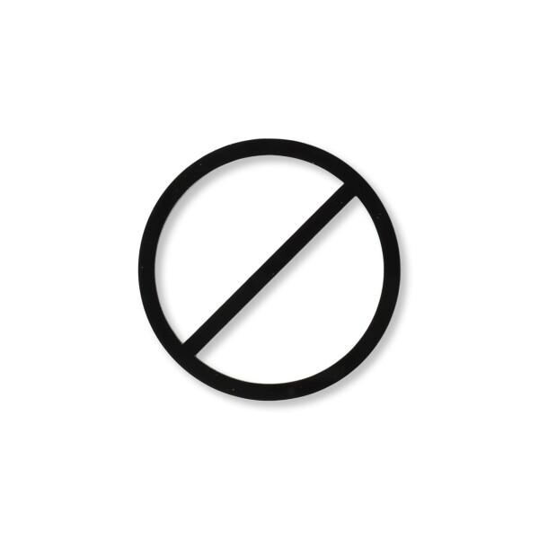 モヘイム(MOHEIM) SIGNS DO NOT ENTER 立入禁止 警告 ピクトグラム (黒)商品コード：49081477455サイズ：DO NOT ENTERカラー：ブラック