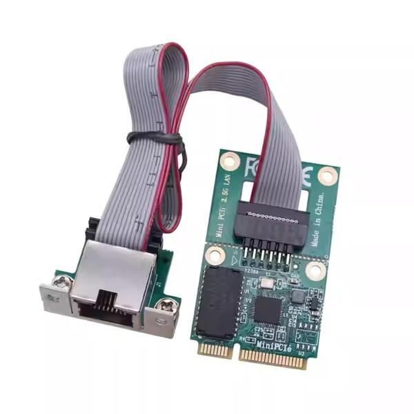 CY 2500Mbps 2.5Gbps - Mini PCI-E PCI Express GBE ギガビット 1000Mbps イーサネット ネットワーク LAN ケーブル アダプタ デスクトップ マザーボード用商品コード：49081478...