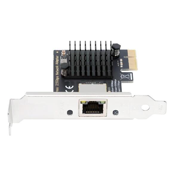 2.5Gbps 2500Mbps - PCI-E PCI Express 1x GBE ギガビット 1000Mbps イーサネット ネットワーク LAN ケーブル アダプタ デスクトップ マザーボード用商品コード：49081478348型番...