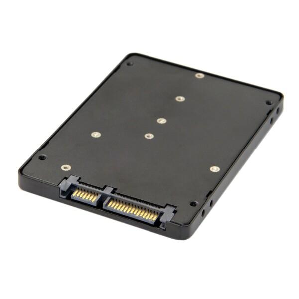 JsER B + Mキーソケット2 M。2 NGFFSATASSD to 2.5 SATAアダプタカードアダプタwithブラックメタルケース商品コード：49081478472型番：8541663707サイズ：2.5"カラー：ブラックB + ...