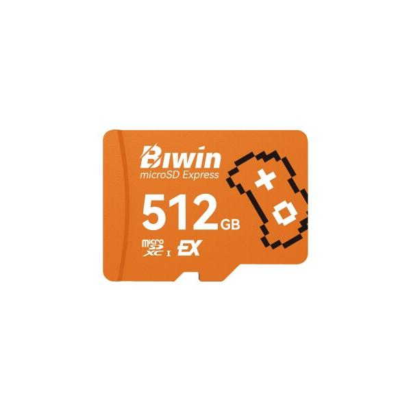 Biwin Amber ME300 microSD Expressカード 512GB 900MB/s読出・800MB/s書込  UHS-I U3 V30 A1 Class10 4K RAW microSDXC 製品ライフタイム保証商品コード...