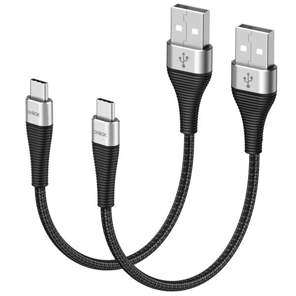 USB Type C ケーブル 短い USB-A to C タイプCケーブル 急速充電 30CM USB C iPhone 17 充電ケーブル iPhone 16/15シリーズ/iPad/MacBook Pro/Galaxy S24/Mat...
