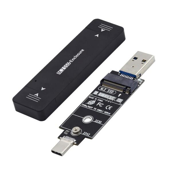 NGFF 10Gbps コンボ Type-C USB3.0 - NVME M-key M.2 NGFF SATA SSD PCBA ケース 2242/2230mm アダプタ RTL9210B チップセット商品コード：49081480029型...