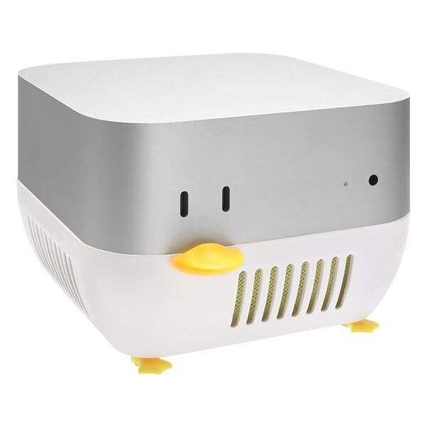 TOCCOOL ドックスタンド Mac mini M4 &amp; M4 Proに対応 フロント電源ボタンアクセス可能 ABS冷却スタンド 防塵性 通気性 滑り止めデザイン デスクオーガナイザー Mac mini M4用アクセサリー (ホワ...