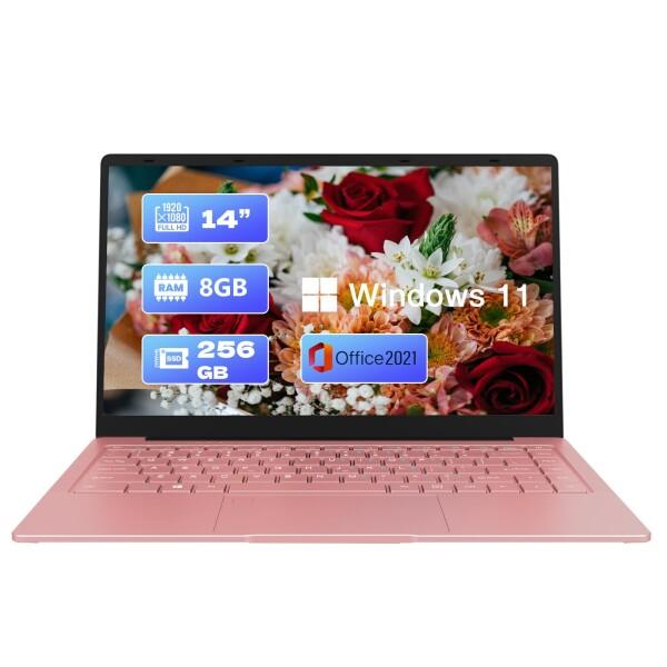 BENXIAOHAI ノートパソコン | インテル Pentium N5030（N4000・6500Y より高速） | 8GB メモリ | 256GB SSD | Office 2021 搭載 | 14型 フルHD IPS液晶 | Win ...