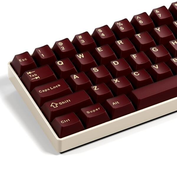 レッドキーキャップ ダブルショット PBT 75% 対応 Cherry プロファイル ANSI レイアウト MX スイッチ メカニカルキーボード用商品コード：49081480274カラー：レッドアンゴラレッドデザイン-アンゴラの豊かな文化と...