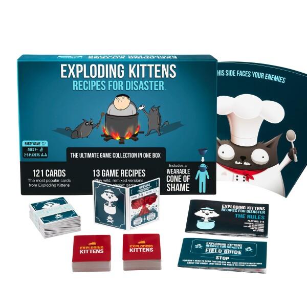 Exploding Kittens Recipes for Disaster商品コード：49081566645型番：EKG-RFD-1カラー：ブラック