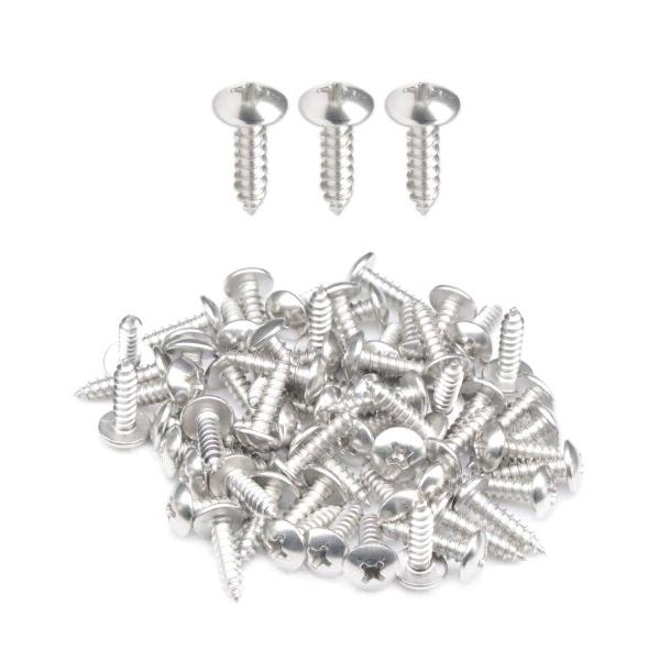 IMSCREWS 3.5mm x 12.7mm #6 トラス頭 木ネジ ステンレス 18-8 304 全ねじ 十字穴付き 木工用ビス 200個入商品コード：49081724871型番：IMS-6-1/2-200サイズ：200 Pcs #6x...