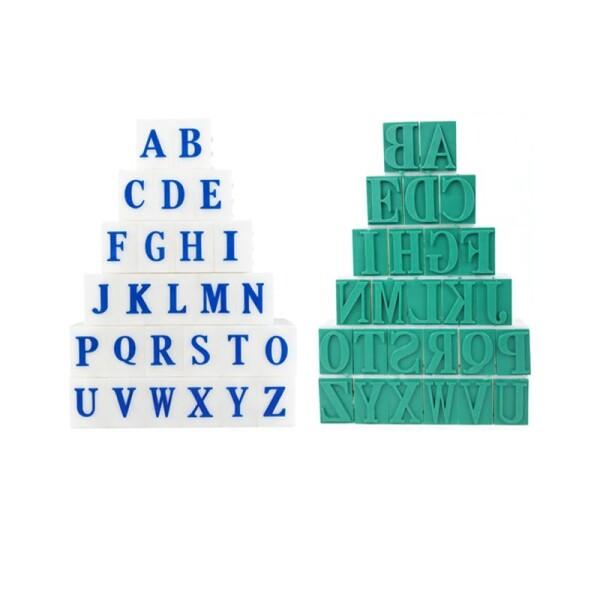 LEBUBUアルファベットスタンプセット A-Z ラバーヘッド 26枚 組み合わせセット ナンバリング 事務用品 印面サイズ英字2.5mmx4mm商品コード：49081750481型番：GD-FSLB-SLYZ12サイズ：英字2.5mmx4...