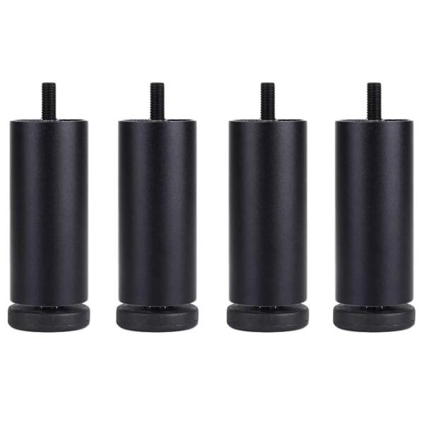 家具脚 10cm ネジ系8mm 簡単取り付け 家具の足元をおしゃれに 高さ調整や補強に最適商品コード：49081784026型番：4595055551936サイズ：10cmカラー：ブラック? 多用途に使える4本セット:1セット4本入りで、テ...