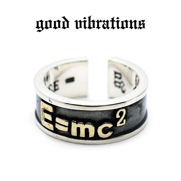 ■商品説明■ブランド名： good vibrations【グッドバイブレーションズ】 ■品名：E=mc? リング ■素材：シルバー925 ブラス ■サイズ：：W :23mm　H :9mm ■重さ：11ｇ ■リングサイズ：15〜19号■店長コ...