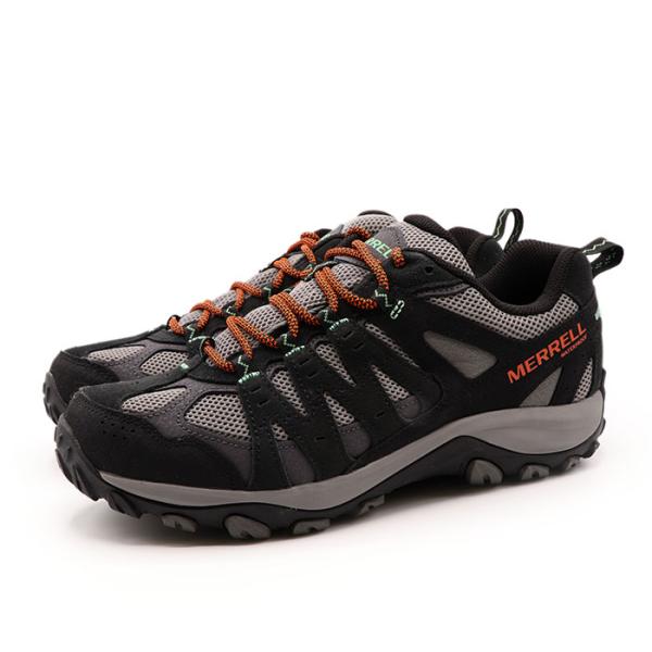 ■ブランド：MERRELL■品番：M036895■Color：BLACK/CHARCOAL（ブラック/チャコール）■Gender：MEN■Length：25.5-28.0cm■アッパー素材：合成繊維■ソール素材：合成底■原産国：中国