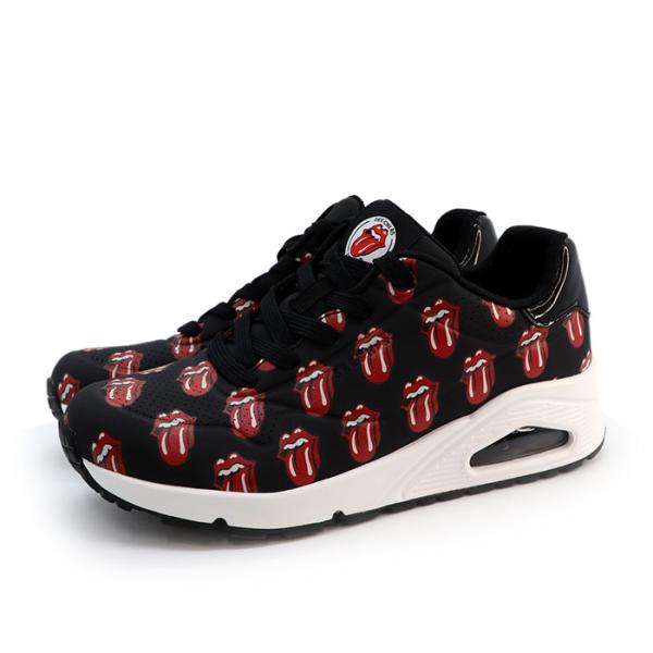 ロックンロールを象徴するロゴが、このエキサイティングなコラボレーションで表舞台に登場！スタイリッシュな履き心地を思い切り楽しめるSkechers Street x The Rolling Stones: Uno（スケッチャーズ ストリート ...