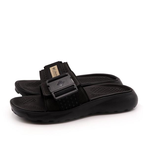 夏場の日常スタイルに溶け込むスライドサンダルサッと脱ぎ履きできる、ラクな履き心地が嬉しいスライドサンダル。ブランドロゴを配した大きめバックルがラフになりすぎず、日常のライフスタイルにも溶け込むデザインに仕上げました。独自のラバーアウトソール...