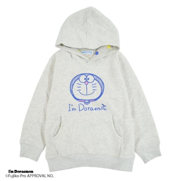 人気キャラクタードラえもんのプルパーカーです。フードの内側にもプリントが施されており、被っていない時でも可愛くおしゃれな仕上がりになっています。また裏起毛の素材なので、冬でも暖かく快適に着用いただけます。【サイズ】110 120 130 1...