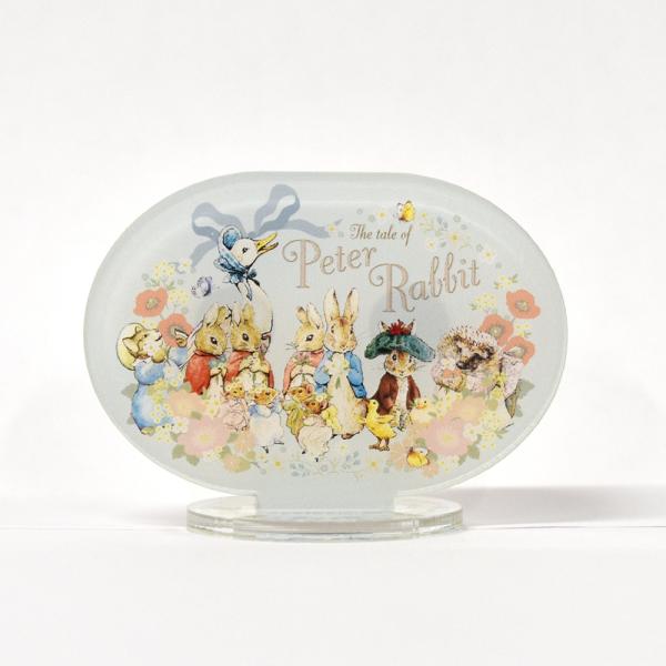 ※ご注意：ネコポス規定サイズを超えたご注文は宅急便に変わる場合がございます。【生産国】日本【サイズ】本体：W70×H50×D6mm台座：φ40×D3mm【素材】本体：透明アクリル・磁石BEATRIX POTTER(TM) (C) Frede...
