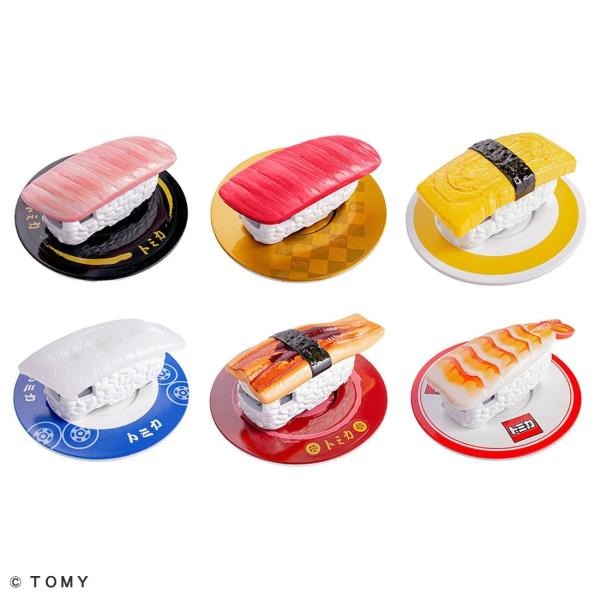 【発売日：2025年12月27日】【セット内容】寿司トミカ 其の一 6個トミカが本格的な「寿司」になって登場！寿司の形をした「寿司トミカ」です。ずっしりした重厚感のあるシャリの部分には車らしい運転席や、フロントライト、リアライト、ナンバープ...