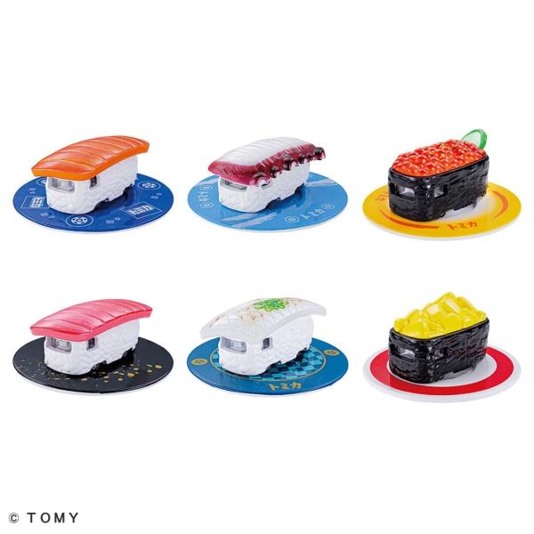 【発売日：2026年03月21日】※この商品はBOXでの販売となります。【商品内容 】1BOX＝6個入り。ネタはサーモン、たこ、いくら、中とろ、炙りいか、コーンの全６種。それぞれ異なる絵柄の寿司皿付き！商品には、全6種類のうち、どれか1種が...