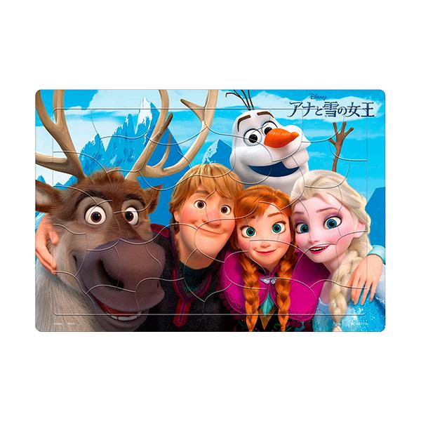 サイズ：26×37.5cm40ピース「アナと雪の女王」のパズルです！お子様の大好きなキャラクターの絵柄でパズルを楽しもう！