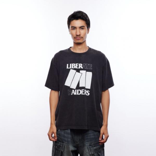 リベレイダース Tシャツ LIBERAIDERS ユニセックス コンポジション プリント Tシャツ COMPOSITION TEE ブラック BLACK使用素材コットン 100%サイズ M肩幅 49.5cm 着丈 68cm 身幅 55cm ...