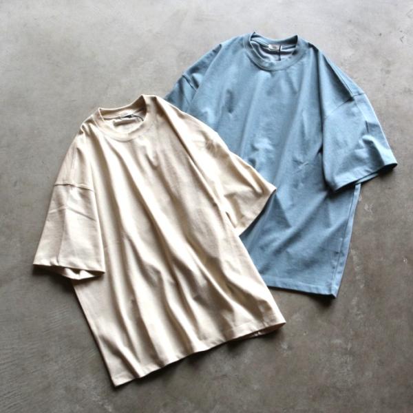 アルヴァナ トップス alvana アンティーク エフェクト Tシャツ ANTIQUE EFFECT S/S TEE イエロー/ブルー ANTIQUE YELLOW/ ANTIQUE BLUE 2色展開素材コットン 100%サイズ2(M)肩...