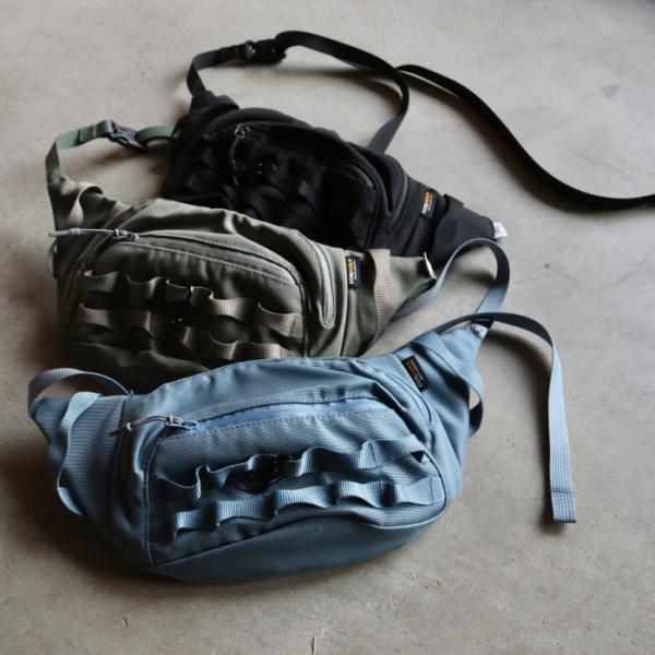 CMF OUTDOOR GARMENT 斜めがけ ショルダーバッグ ファニーパック FANNY PACK BALLISTIC ブラック/グリーン/ブルー 3色展開素材ナイロン 100％サイズ ONE SIZE縦 約13cm, 横 約30cm...