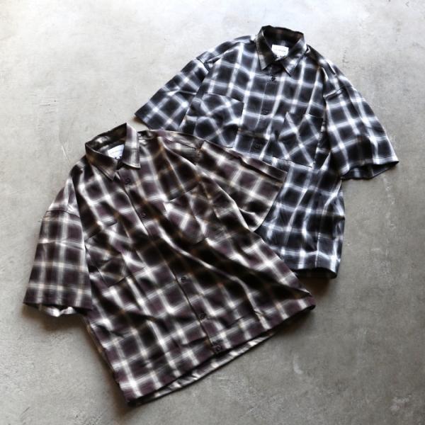 CHARGER トップス チャージャー オリジナル チェック スピンドル シャツ Check Spindle Shirt  ブラック/ブラウン Black/Brown 2色展開素材ポリエステル 88%,レーヨン 10%,ポリウレタン 2%サ...