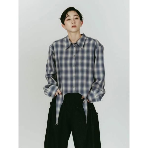 Knuth Marf シャツ クヌースマーフ デザイン オーバー シャツ design overshirt グリーン/ブルー/ホワイト green/blue/white 3色展開使用素材コットン50%/ポリエステル50%別布(全色):コット...