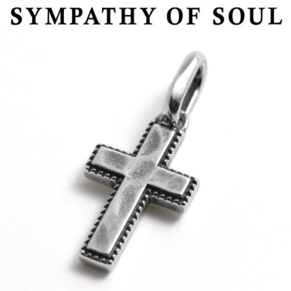 シンパシーオブソウル 新作 ペンダント ギフト メンズ レディース SYMPATHY OF SOUL エッジ クロス ペンダント シルバー Edge Cross Pendant Silver使用素材シルバー925（燻し加工）サイズ幅：約9m...