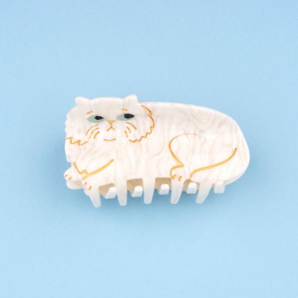 Coucou Suzette ペルシャ ネコ ヘア クロー 使用素材酢酸セルロースサイズ高さ 約4.5cm×横 約9cm重さ 約32g原産国: フランスコメントCoucou Suzette,新作のヘアアクセです。カラフルで面白い、フランス発...