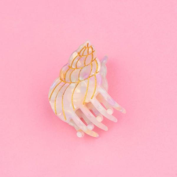 Coucou Suzette 貝殻 ミニ ヘアクロー Shell Mini Hair Claw マルチカラー Multi使用素材酢酸セルロースサイズ高さ 約3.5cm×横 約3.5cm重さ 約7g原産国: フランス(フランスからの直接輸入品...