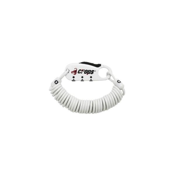 crops（クロップス） CP-SPD08-02 Q3 ホワイト ワイヤー錠 [CP-SPD08-02]