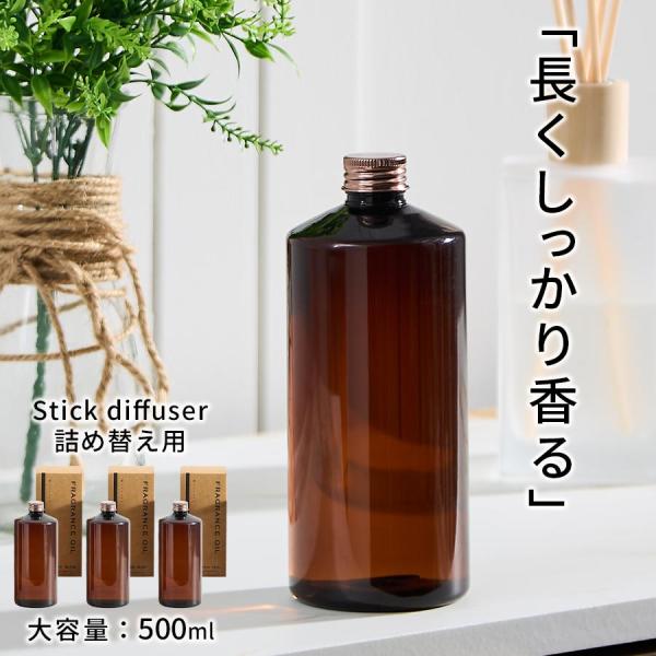 商品番号：ETC001683商品仕様■材質ボトル：プラスチックフレグランスオイル：香料＋溶剤■内容量：500ml■香り：ホワイトムスク、ローズウード、グリーンティー商品サイズ(約mm)■商品外寸：幅70×奥行70×高さ164■商品重量：約4...