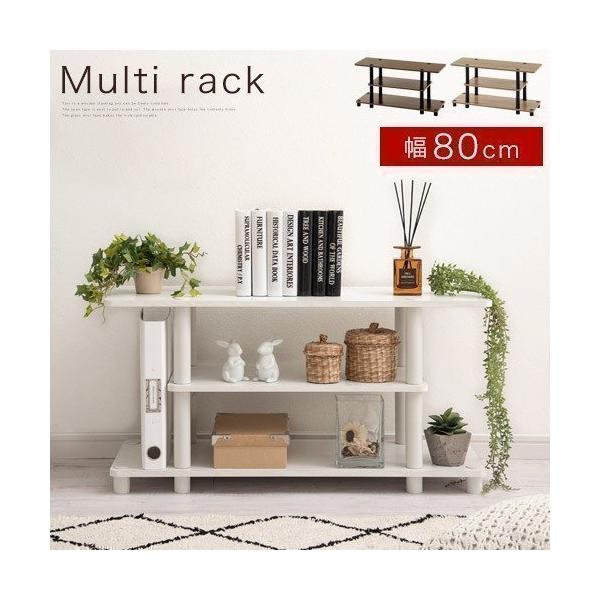 商品番号：TVB018103一人暮らしにおすすめのシンプルデザインのラックです。テレビ台や本棚、ディスプレイラック、使い方は自由自在！背面や側面からコードが通せ配線もしやすく通気性も抜群。商品仕様■カラー：ウォールナット×ブラック オーク×...