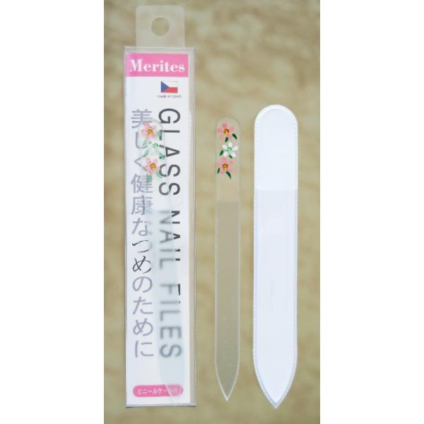 【品質表示】内容：ネイルファイル、ビニールサック材質：ボヘミヤガラス（強化耐熱ガラス）サイズ：H134mm×W12mm×D2mm生産国：チェコ製