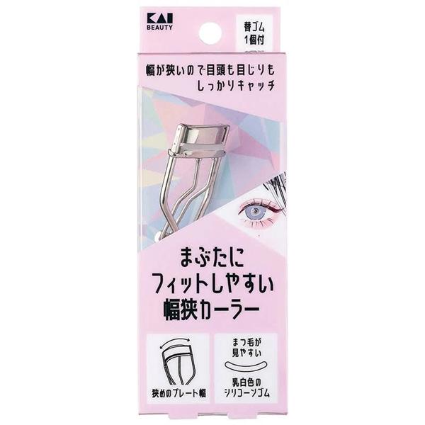 【品質表示】本体：鉄（ニッケルメッキ仕上）ゴム：シリコーンゴムサイズ：103×65×34mm、重量：20ｇ生産国：中国製【使用方法】●マスカラやつけまつげをつける前にご使用ください。●カーラーをまぶたのカーブに合わせるようにして、まつ毛の根...
