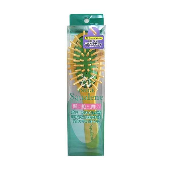 【品質表示】ハンドル：天然木ピン：つげラバー：エラストマーオリーブスクワラン付属品：本つげブラシS用替えピン(3本入り)サイズ：175mm×50mm×36mm